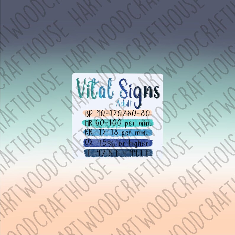 Vital Signs Stickers BUNDLE - Etsy