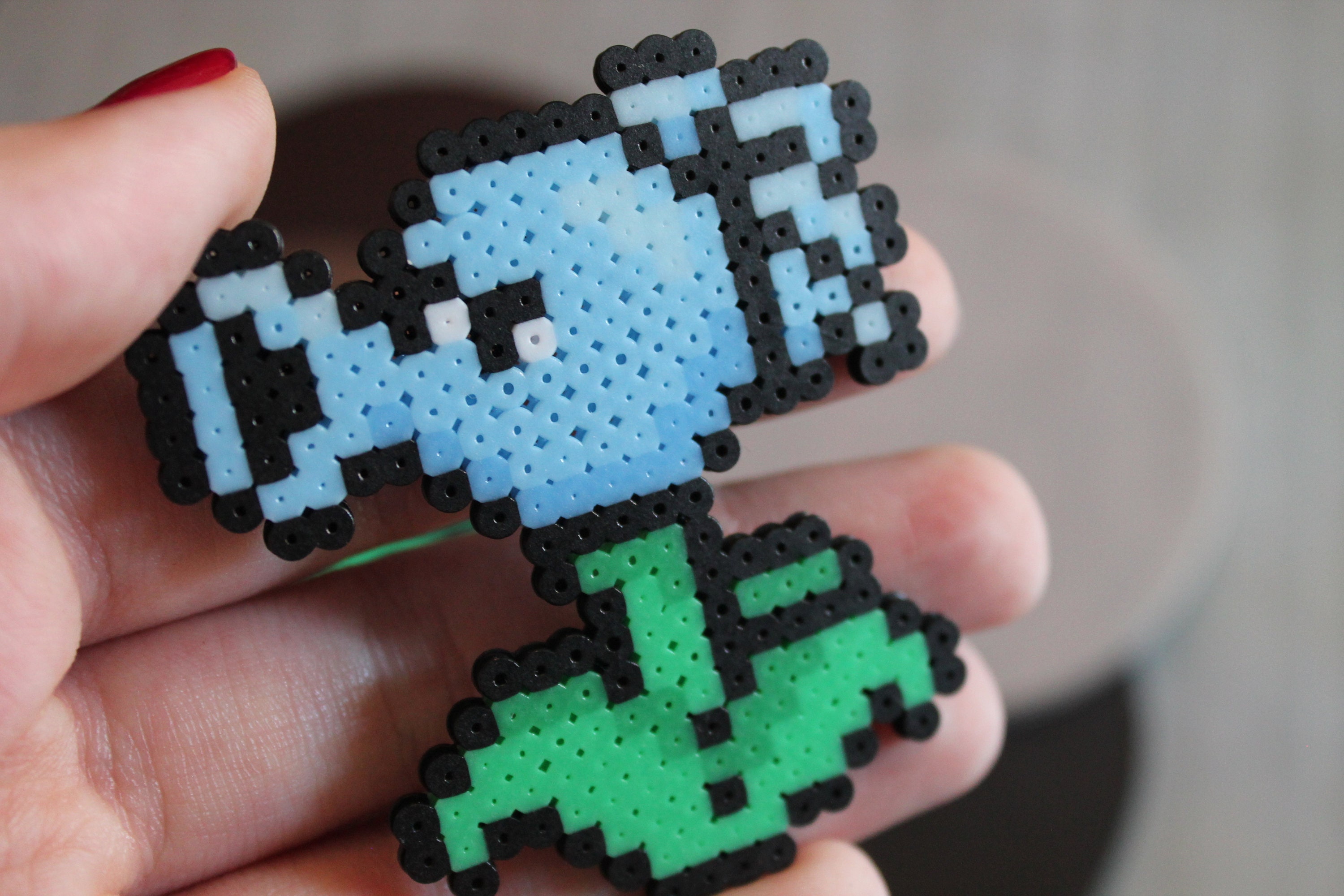 Perler Sprites Hama beads Plants vs Zombies- Plants vs Zombies Hama ...