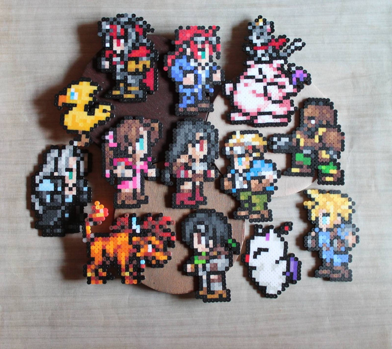 Figuras pixel Final Fantasy VII Merchandising Final Fantasy | Etsy