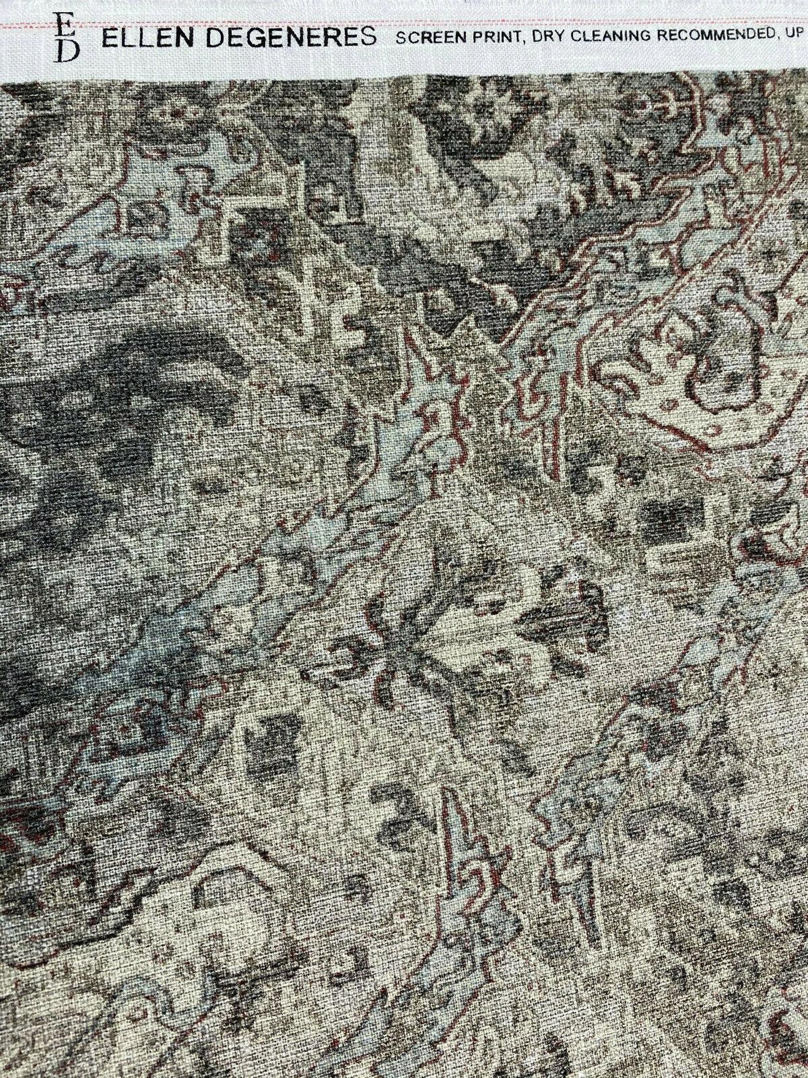 Ellen Degeneres Beech Knoll Silver Home Decor Fabric by the - Etsy