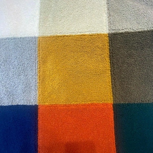 Fuzzy Wooly Boucle Orange Persimmon Upholstery Fabric by the Yard - Etsy