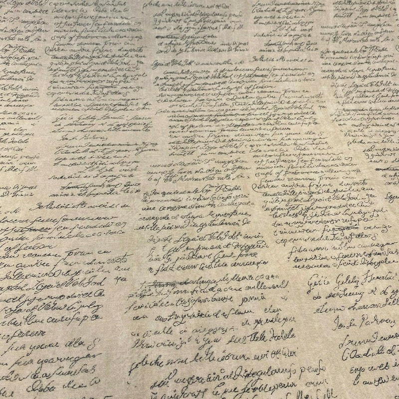 Script Fabric - Etsy