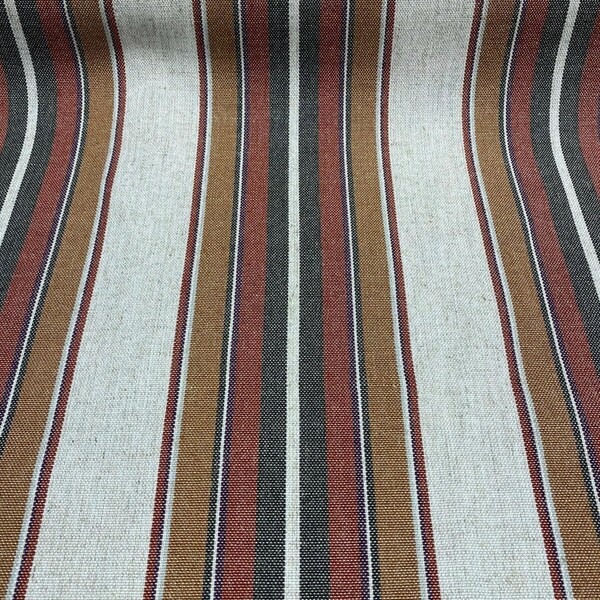 Linen Rust Fabric - Etsy