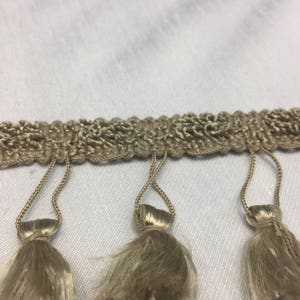 Antique Trim With Small Tassels 36 Yard Roll - Etsy