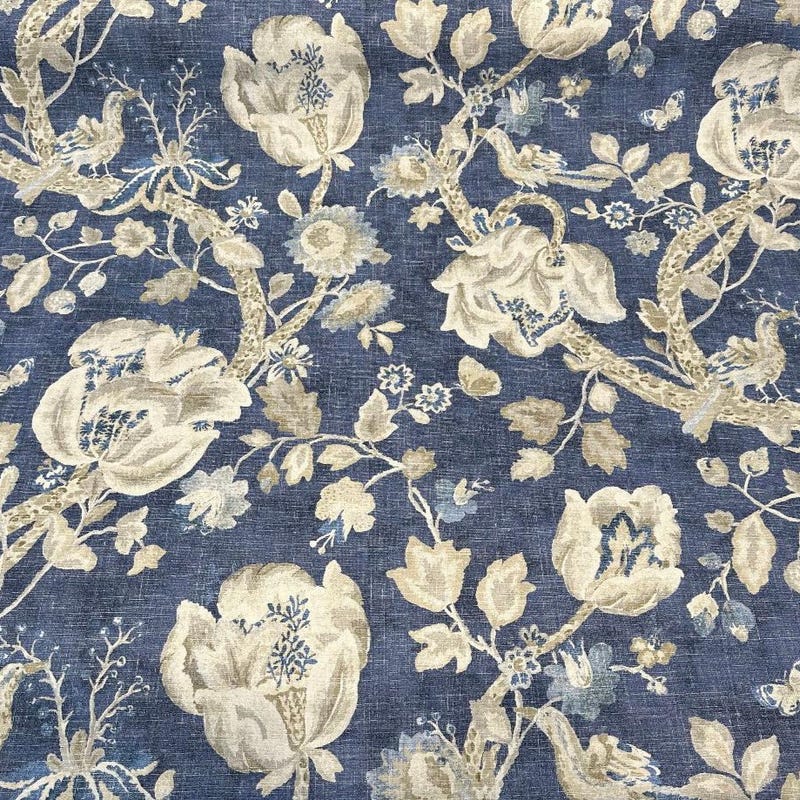 Jacobean Fabric - Etsy