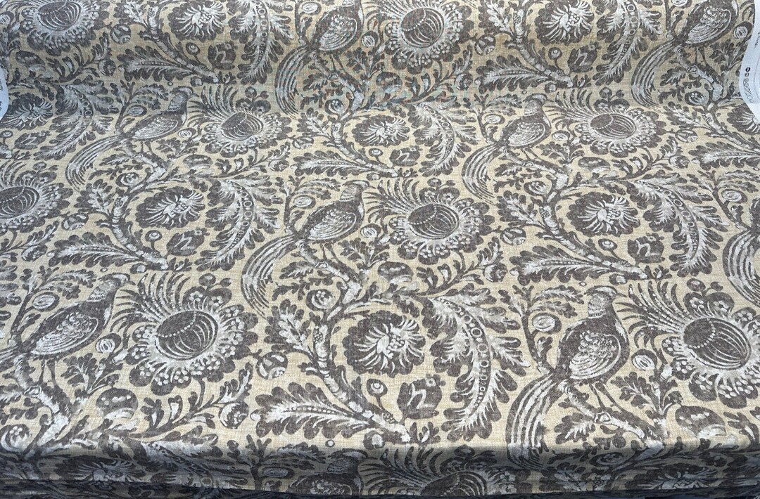 Waverly Tucker Resist Desert Bird Linen Rayon Blend Fabric by the Yard ...