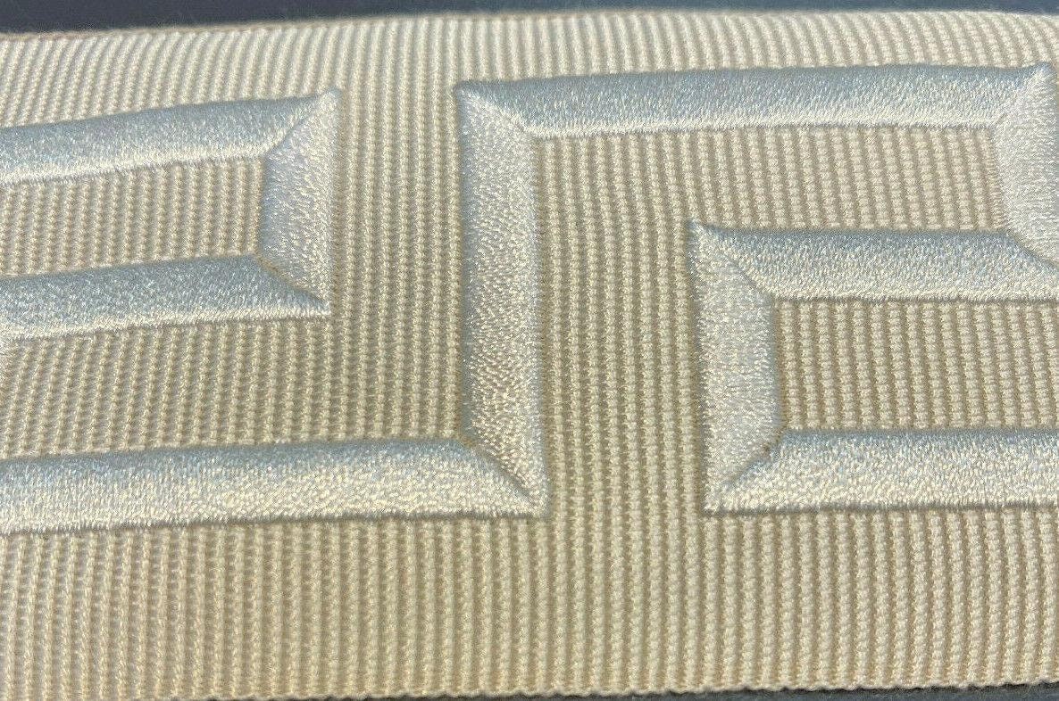 Embroidery Ivory Greek Key Trim Tape by the Yard - Etsy
