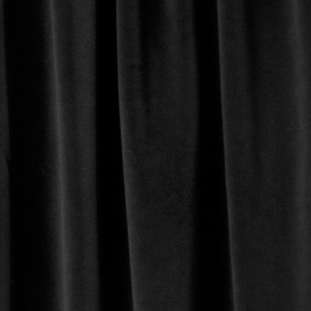 20 Oz. Black Velour Velvet Fabric by the Yard Ifr - Etsy