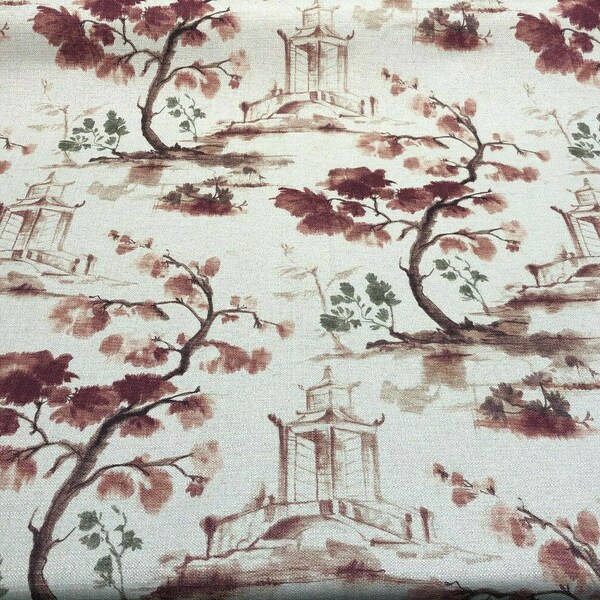 Chinoiserie Fabric - Etsy