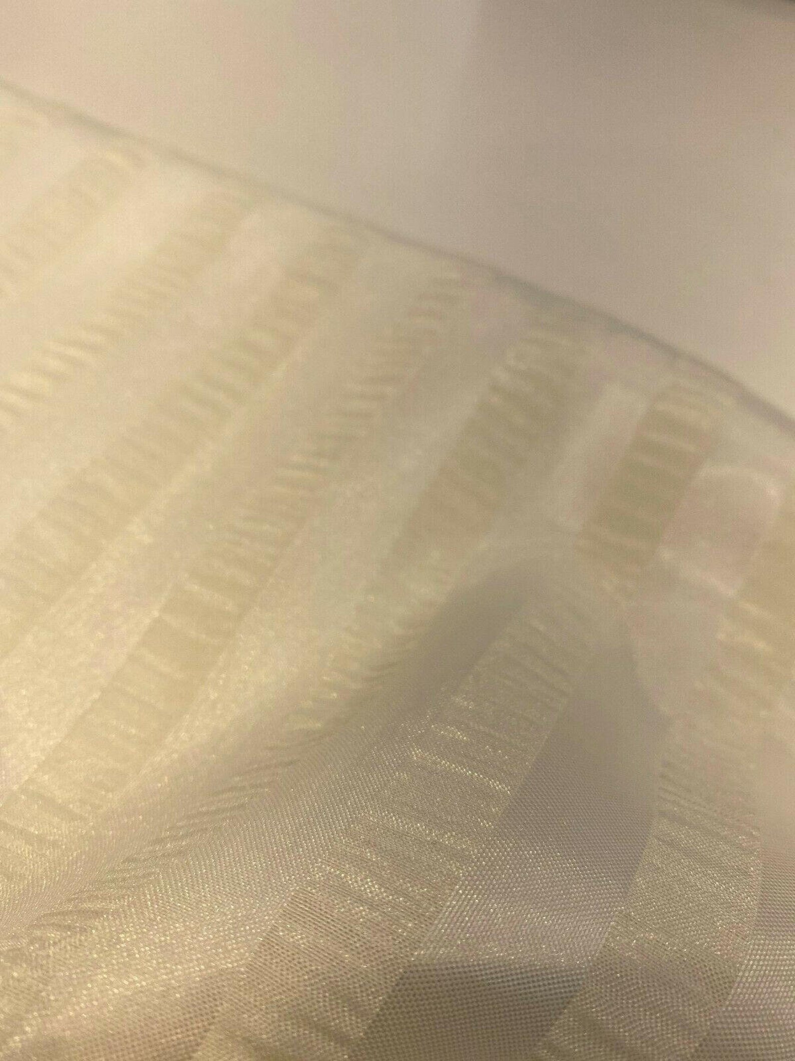 French Sheer Stripe Sala Antique White 106'' Wide Fabric by the Yard - Etsy