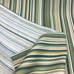 Home Essentials Decor Fabric 45'' Glee Patina Green Stripes by the Yard ...