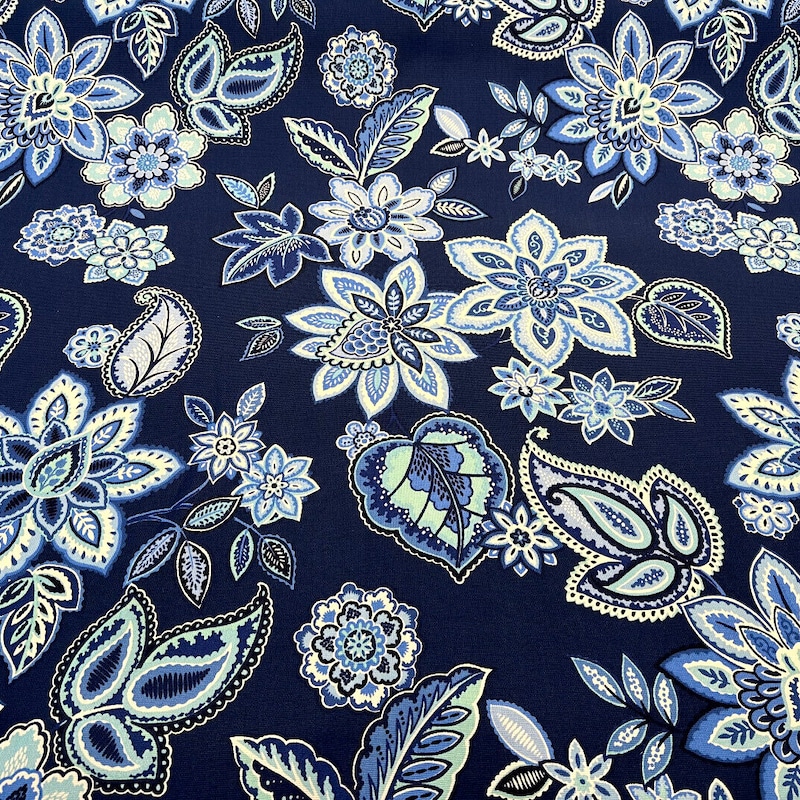 Delft Blue Fabric - Etsy