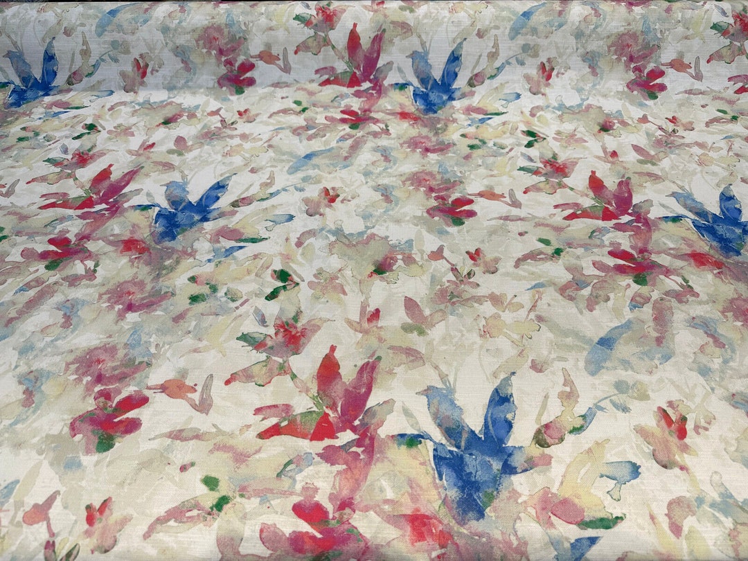 Waverly Soft Focus Bloom Floral Drapery Upholstery Fabric by the Yard - Etsy