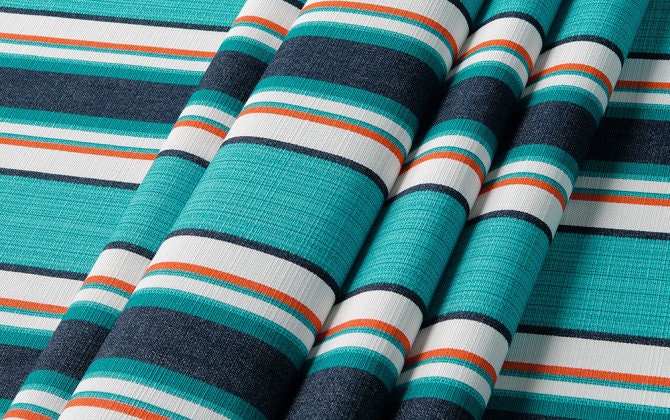Sunbrella Outdoor Token Surfside Stripe Upholstery Fabric By Etsy