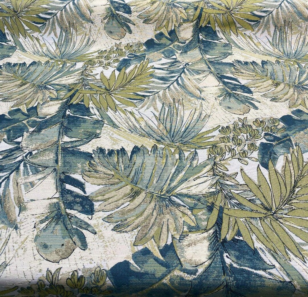 Jacquard Swavelle Mill Creek Shade Valley Everglade Green Fabric by the ...