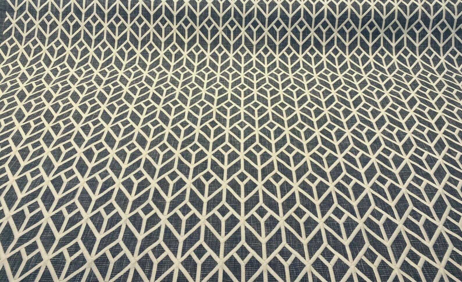 Waverly Blue Embroidered Key Elements Woven Fabric by the Yard - Etsy
