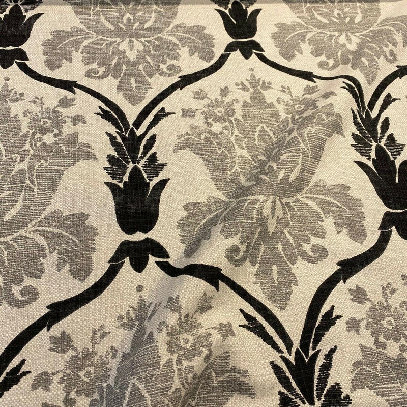Gray Damask - Etsy