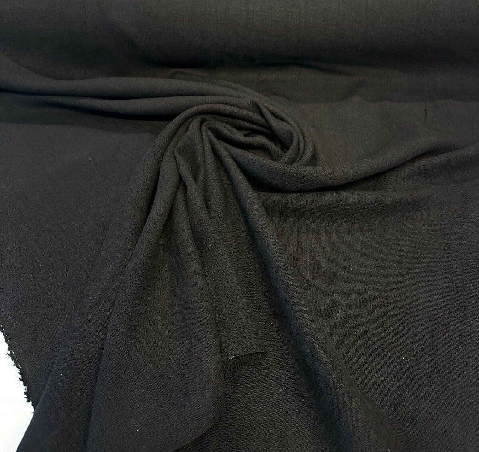 P Kaufmann Linen Don Giovanni Black Graphite Italian Fabric by the Yard ...