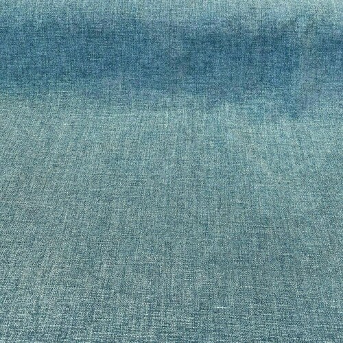 Peacock Turquoise Upholstery Penelope Chenille Fabric by the - Etsy