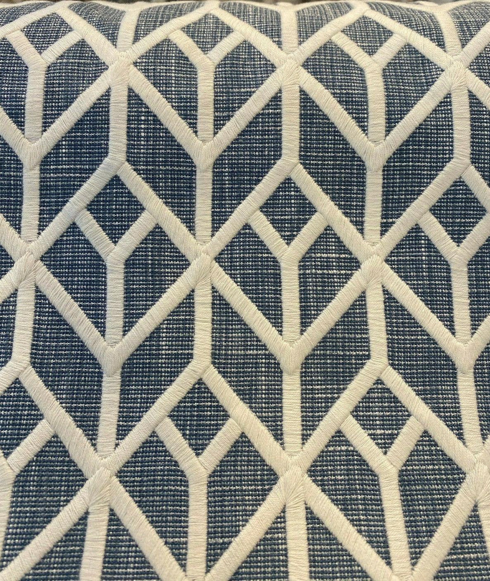 Waverly Blue Embroidered Key Elements Woven Fabric by the Yard - Etsy
