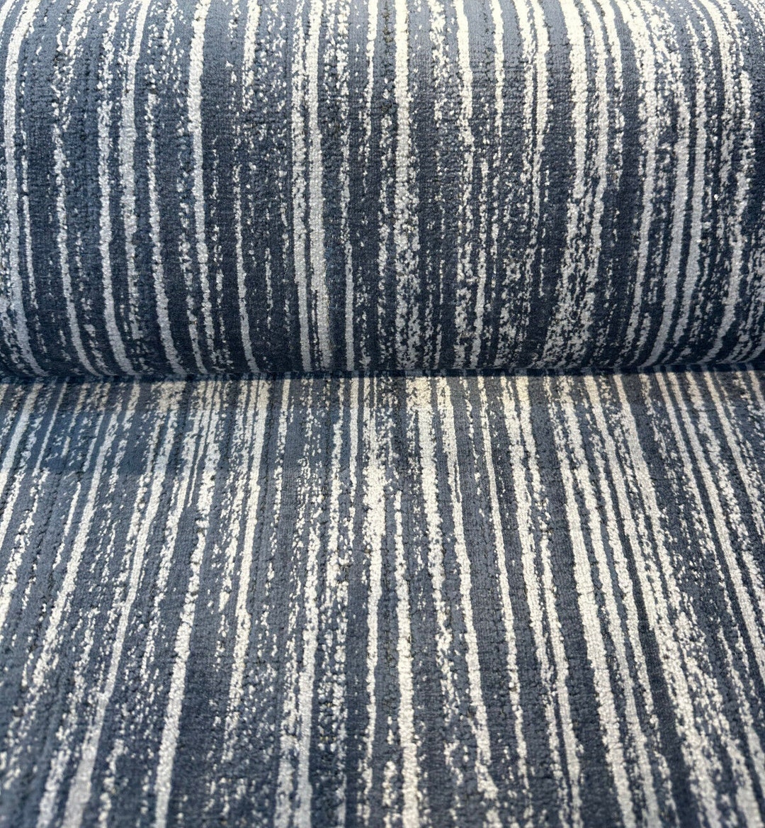 Velvety Strie Atlantic Blue P Kaufmann Upholstery Fabric by the Yard - Etsy
