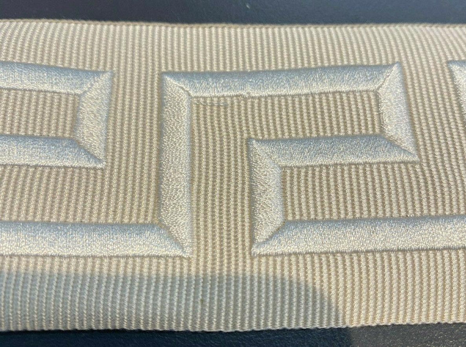 Embroidery Ivory Greek Key Trim Tape by the Yard | Etsy