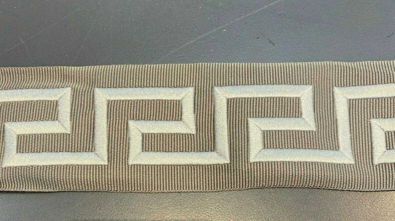 Embroidery Charcoal Greek Key Trim Tape by the Yard - Etsy