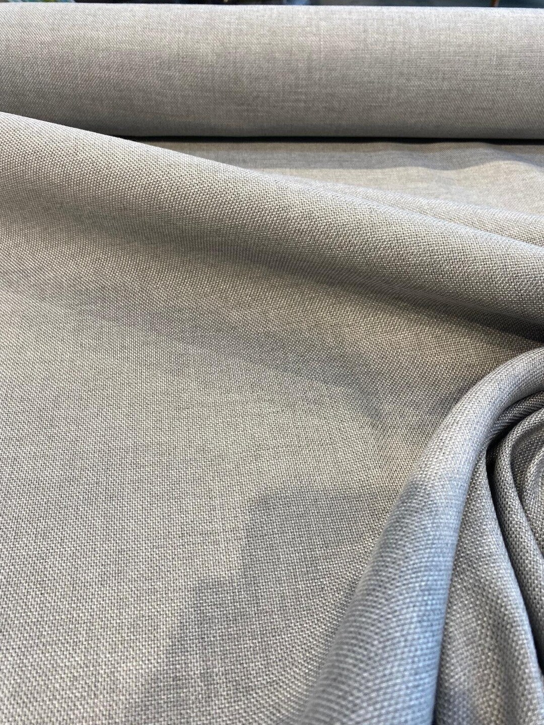 Sunbrella Outdoor Gray Spotlight Pebble 54 15000-0002 Fabric by the ...