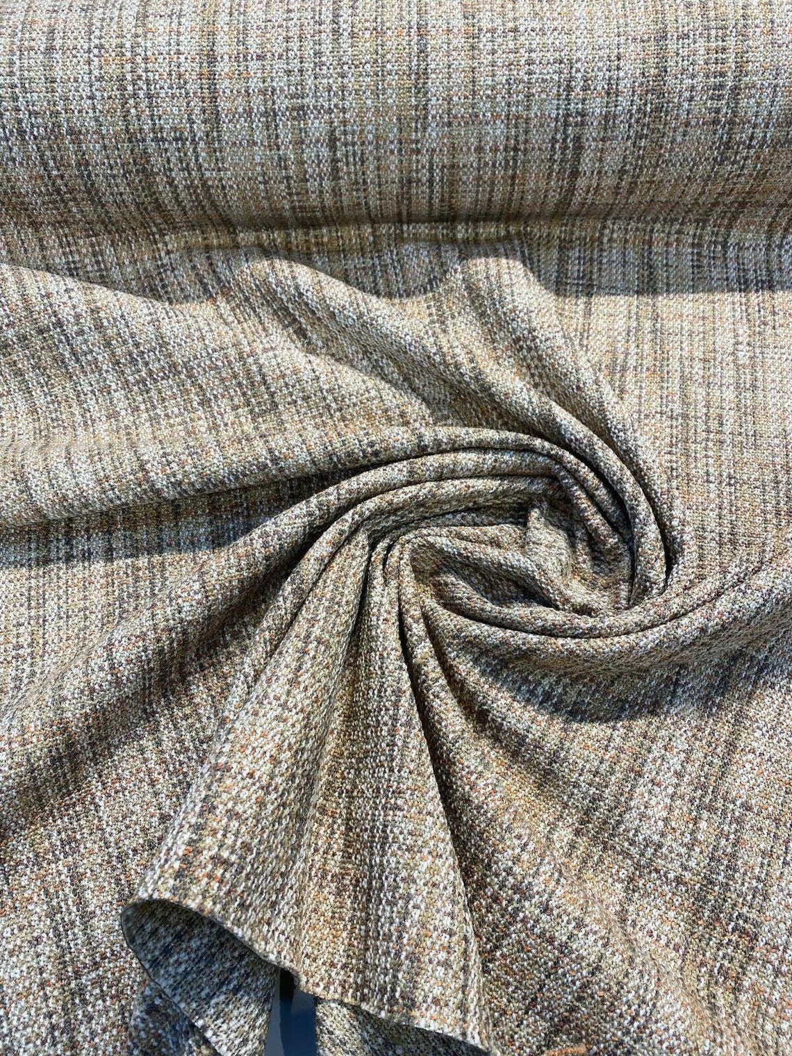 Harvest Rustic Chenille Upholstery Tweed Barrow Fabric by the Yard - Etsy