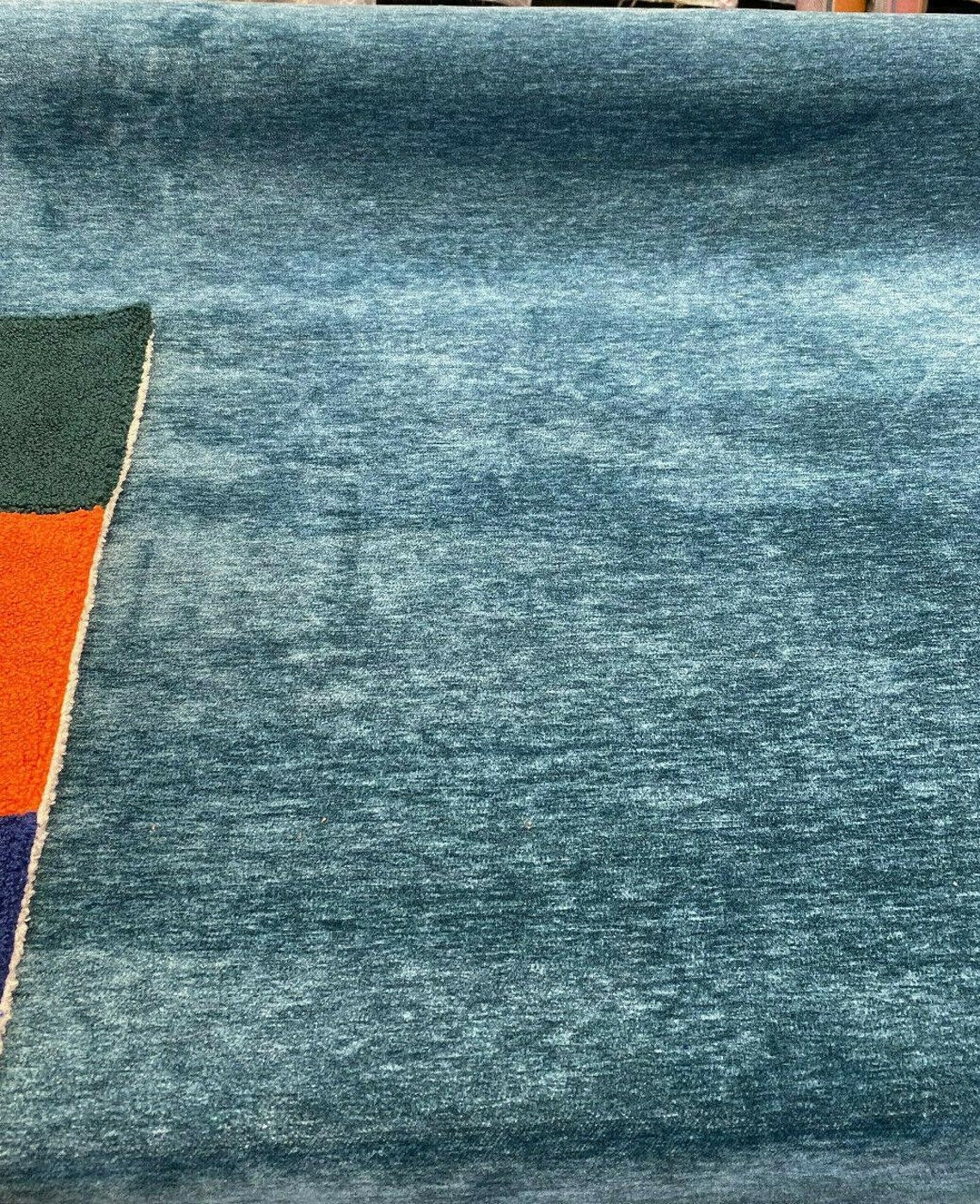 Lush Upholstery Turquoise Teal Soft Chenille Fabric by the - Etsy