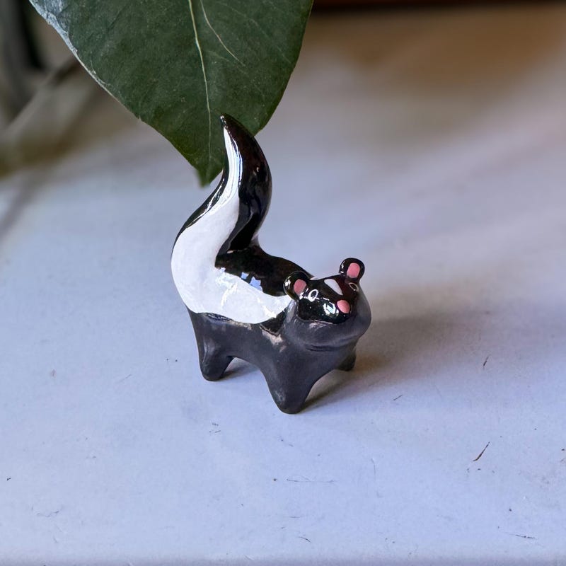 Ceramic Skunk - Etsy