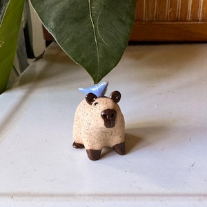 Ceramic Capybara, Capybara Lover, Capybara Figurine - Etsy