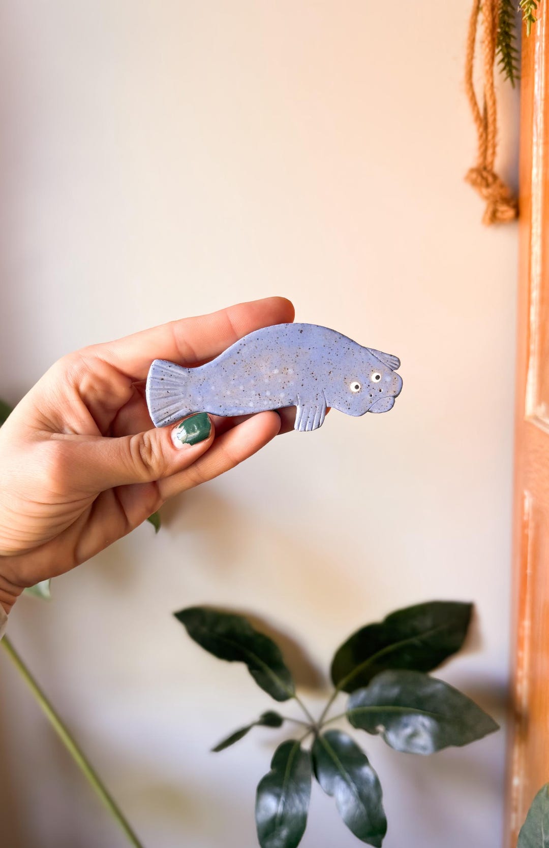 Manatee Magnet, Ceramic Magnet, Manatee Decor, Manatee Refrigerator ...
