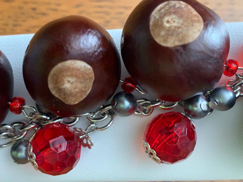 Buckeye Bracelet..genuine Buckeye Nuts - Etsy
