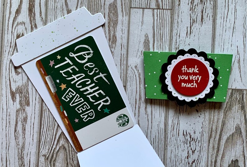 Teacher Appreciation Gift Card Holder-teacher Themed Gift Card - Etsy