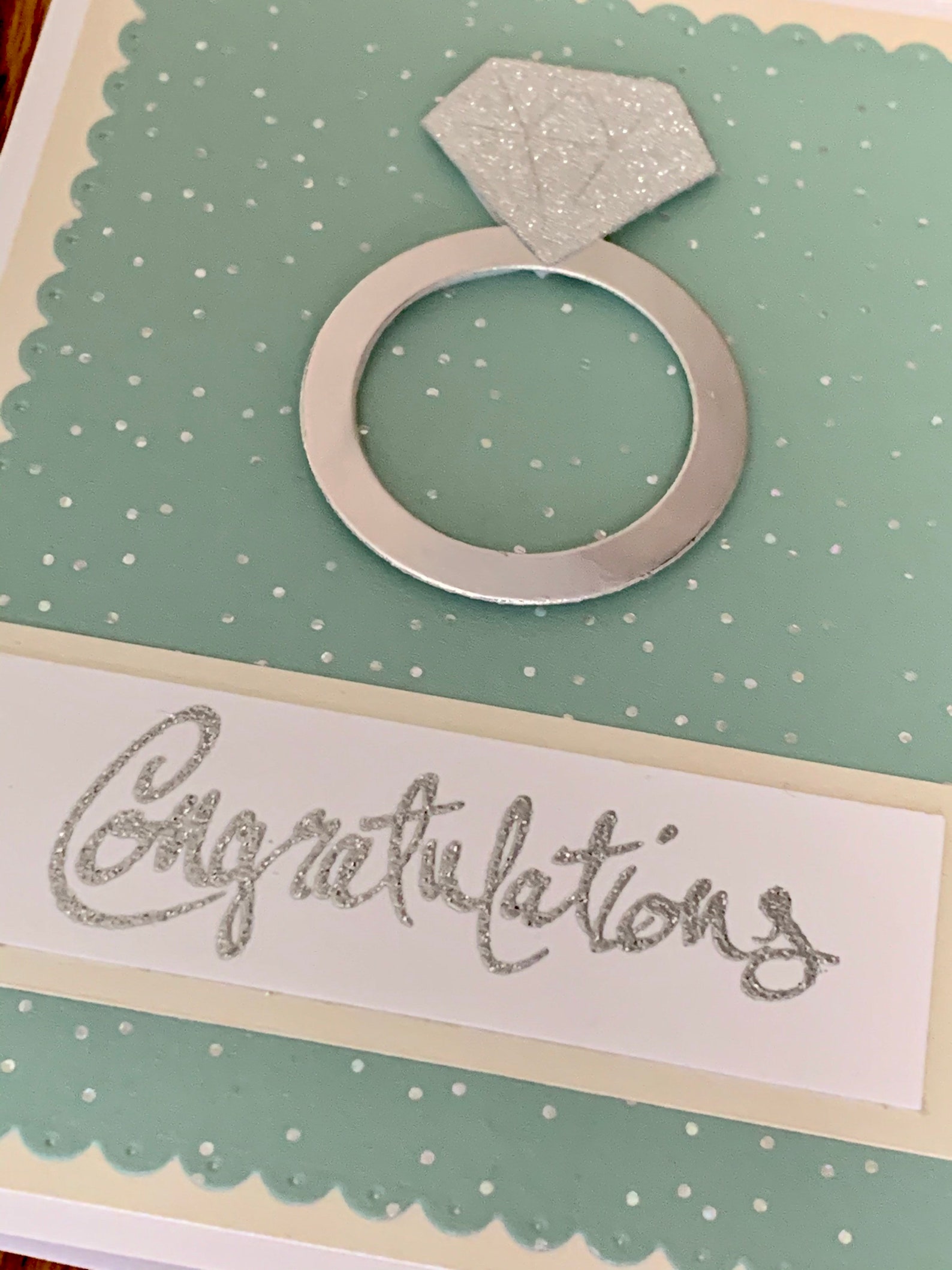 Engagement Card-handmade Engagement Card-congrats on Your - Etsy