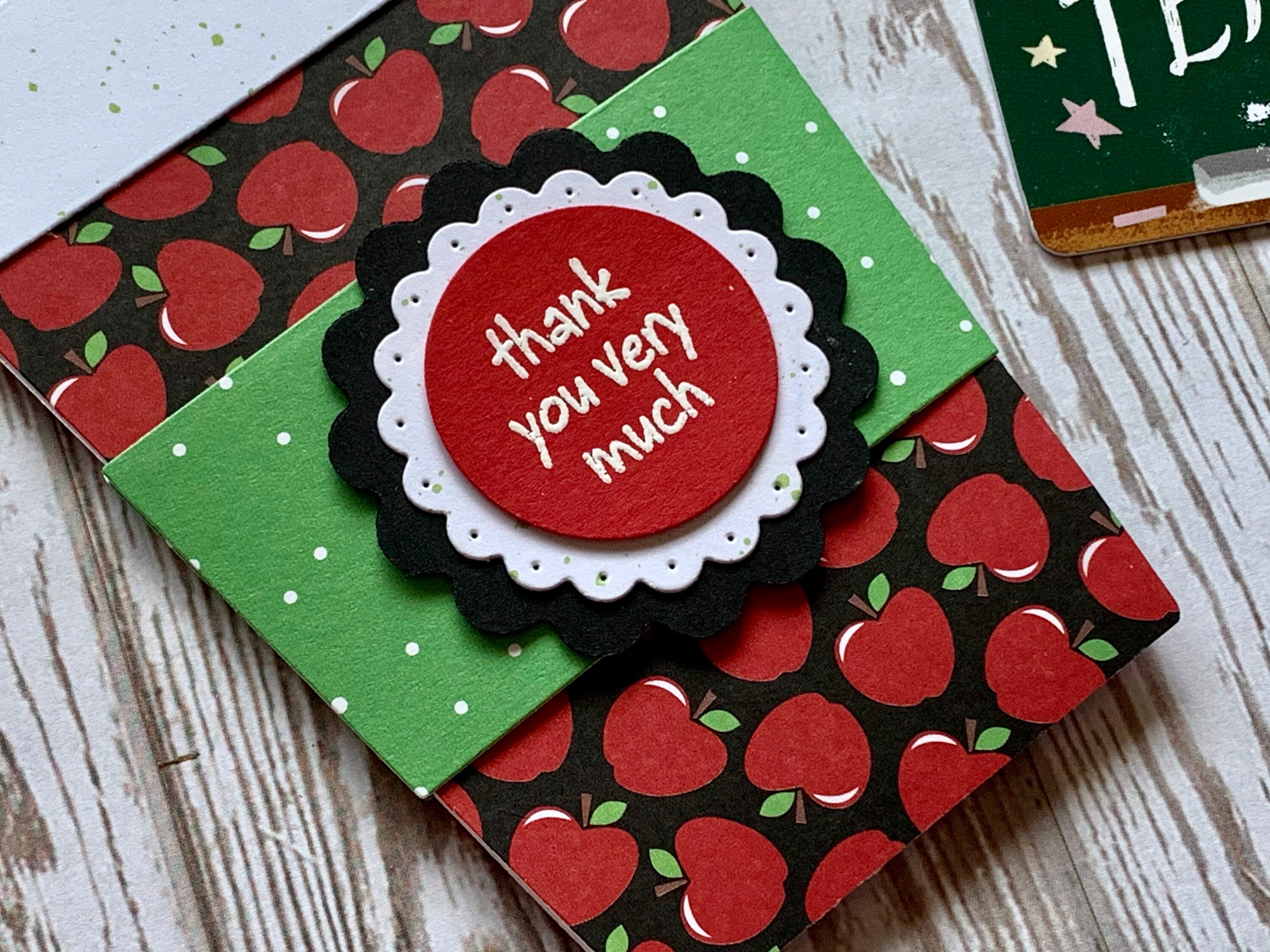 Teacher Appreciation Gift Card Holder-teacher Themed Gift Card - Etsy