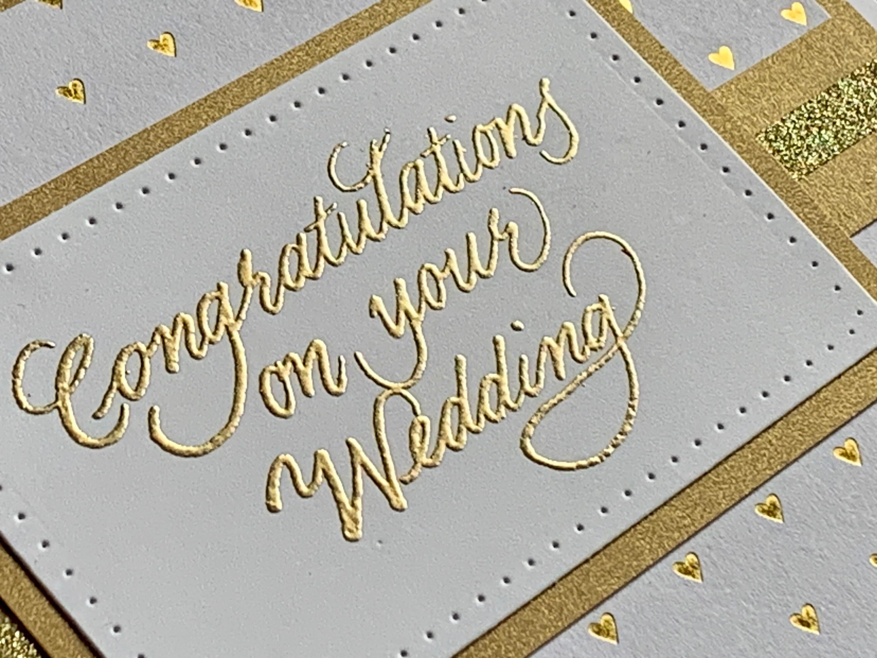 Wedding Card-congratulations on Your Wedding-bride and Groom Card-love ...