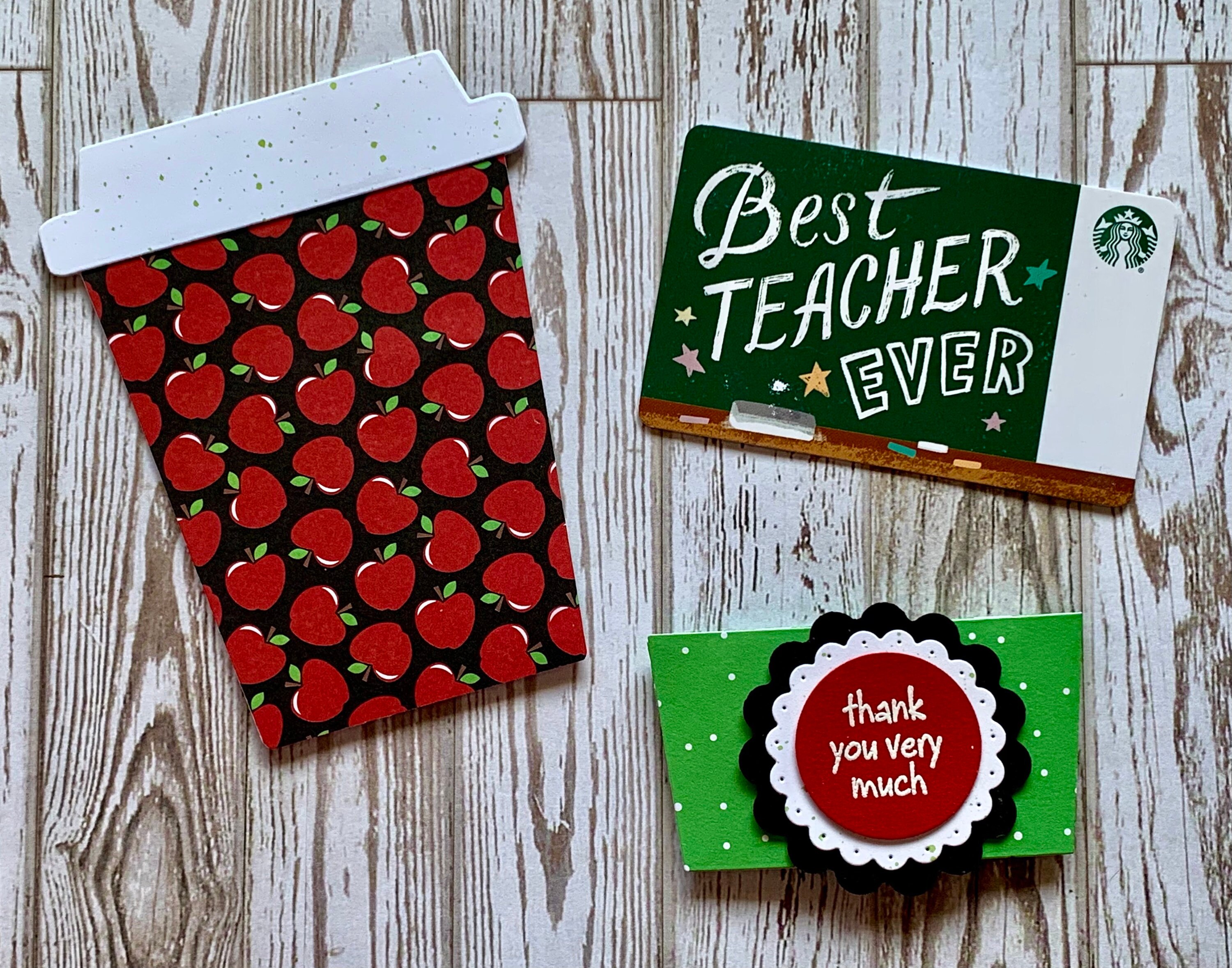 Teacher Appreciation Gift Card Holder-teacher Themed Gift Card - Etsy