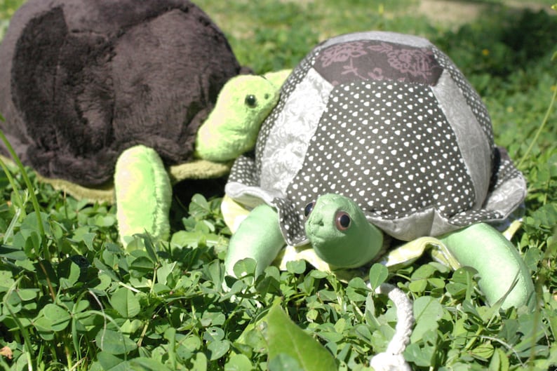 Turtle Softie PDF Sewing Pattern- Interactive Softie That Goes in and ...