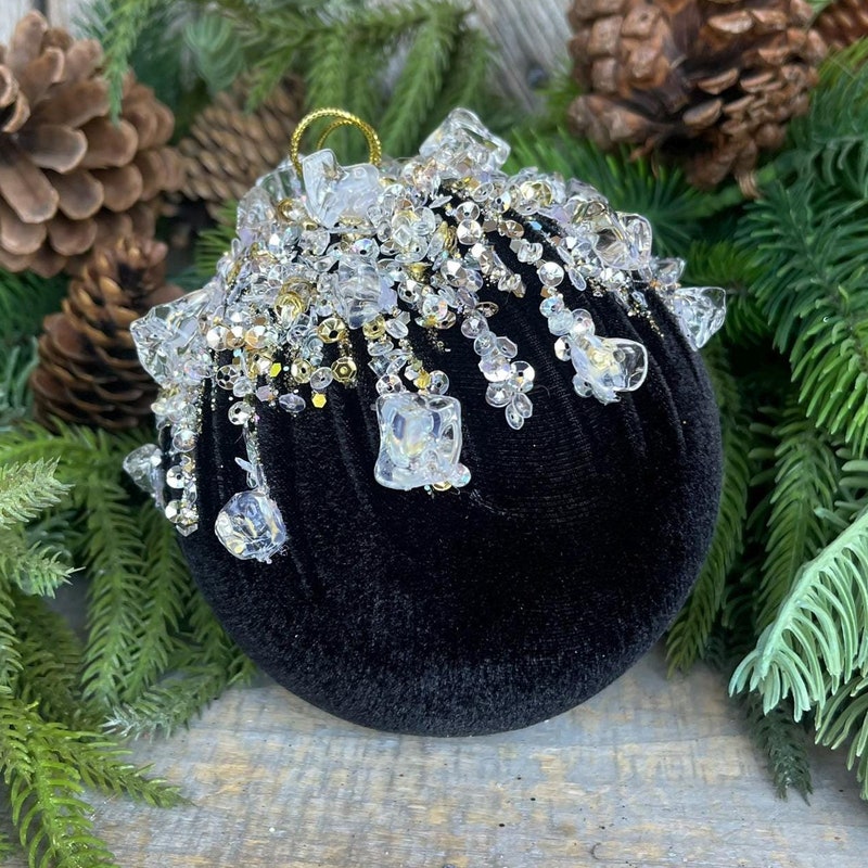 Black Ornaments - Etsy