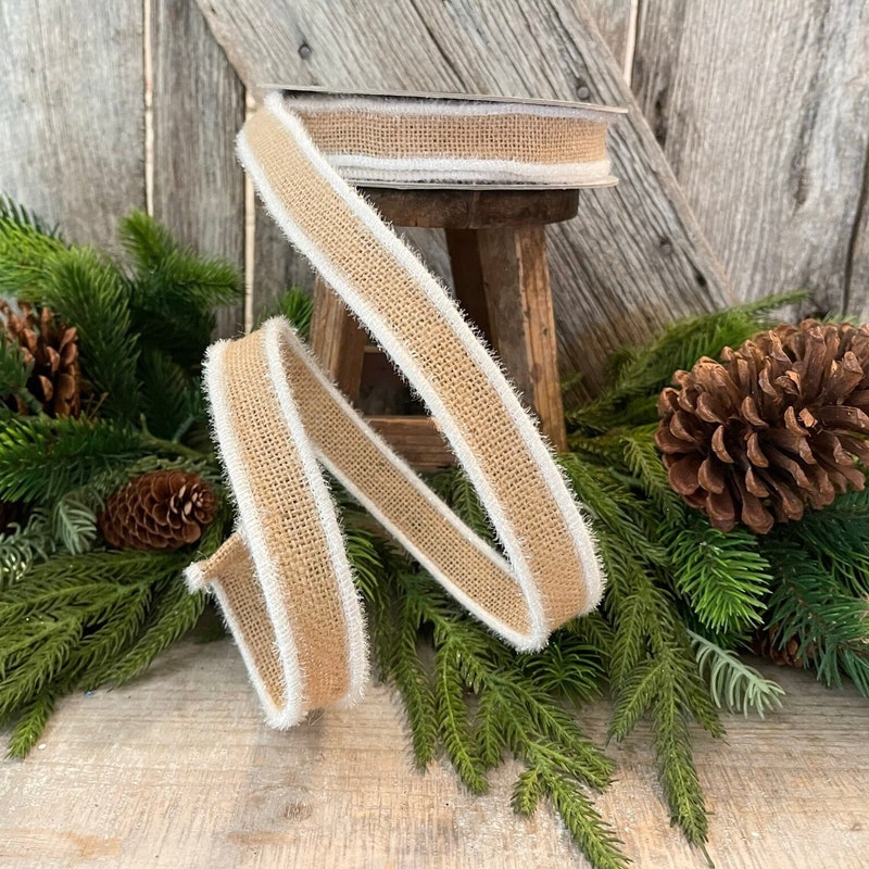 Farmhouse Christmas Ribbon - Etsy