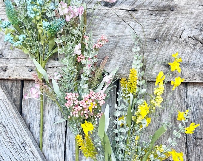 26" Rocket Patriotic Spray, American Rocket Pick, Red White Blue, 4th ...