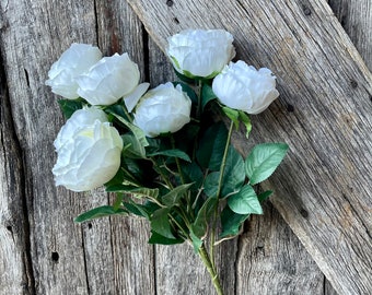 Cabbage Rose Floral | Etsy