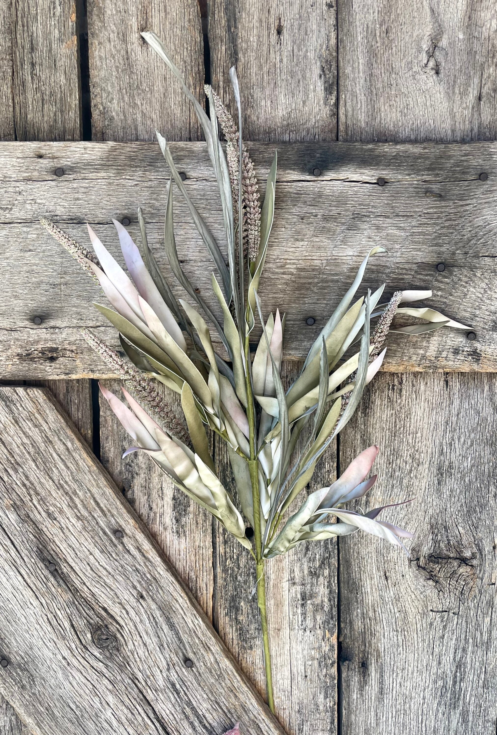 Fall sage heather bush, fall floral bush, fall bush, fall wheat filler ...