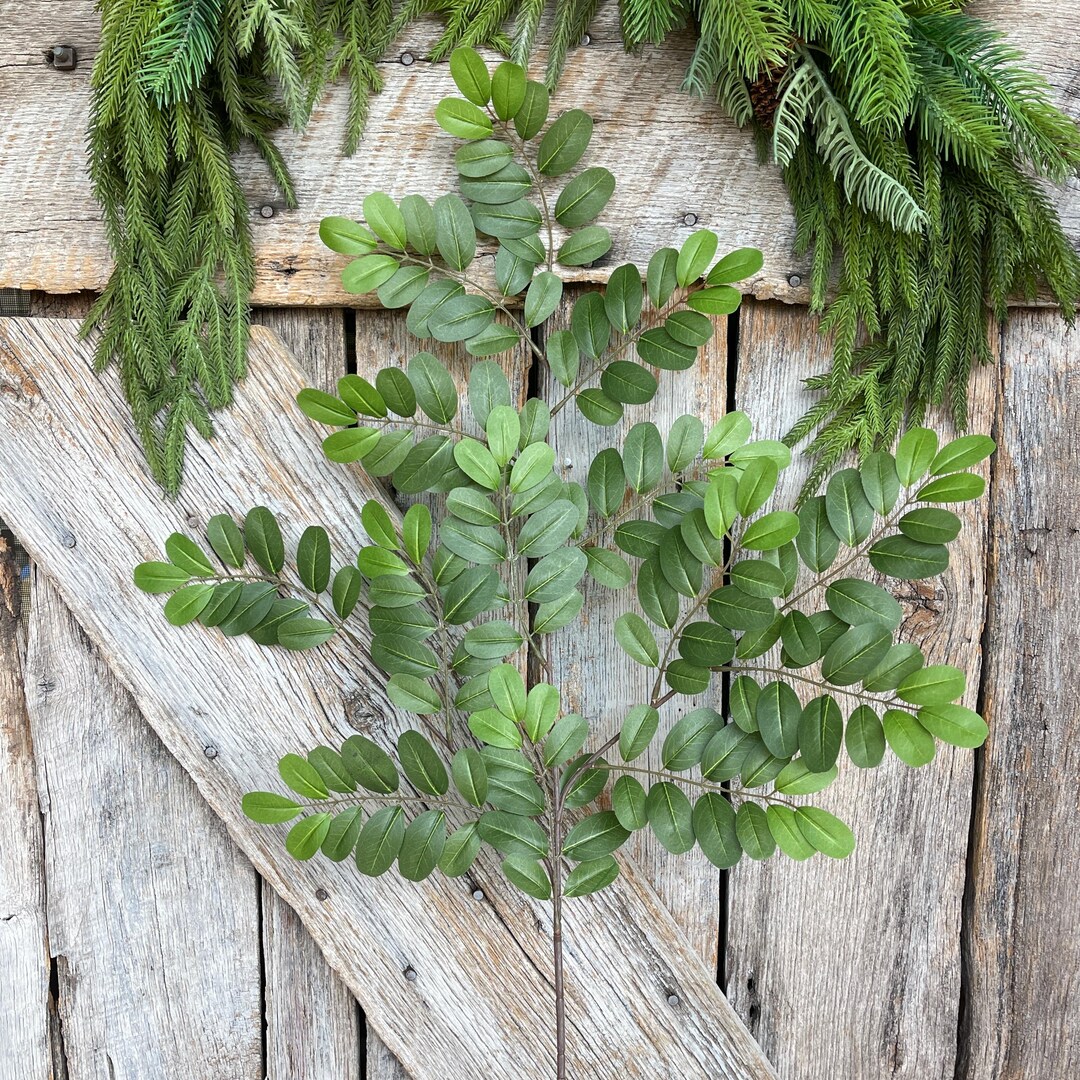 27" Pistacia Greenery Spray, Leafy Greenery Stem, Spring Greenery ...