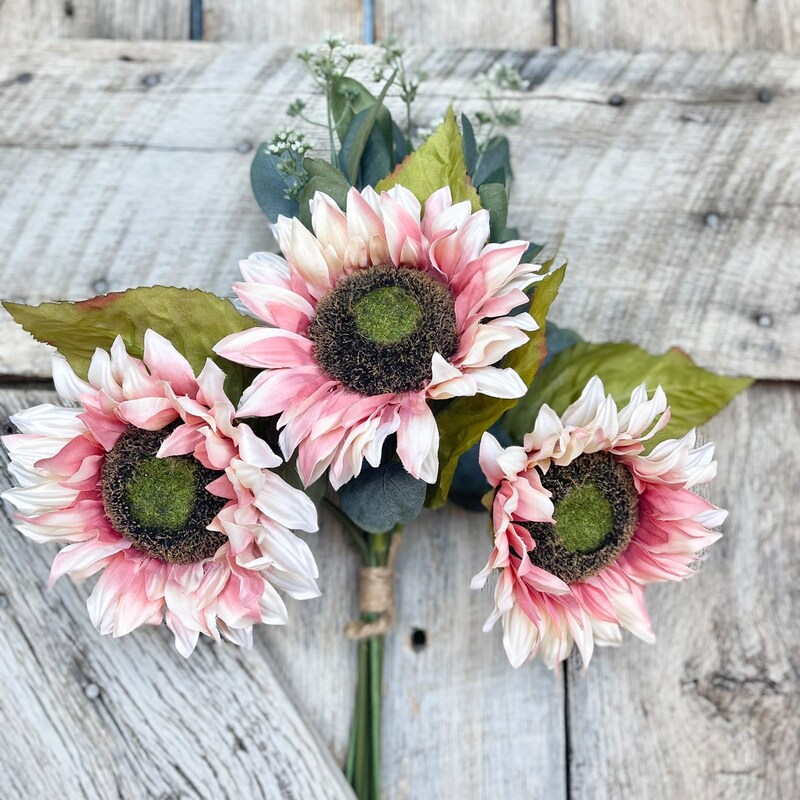 Pink Sunflower - Etsy