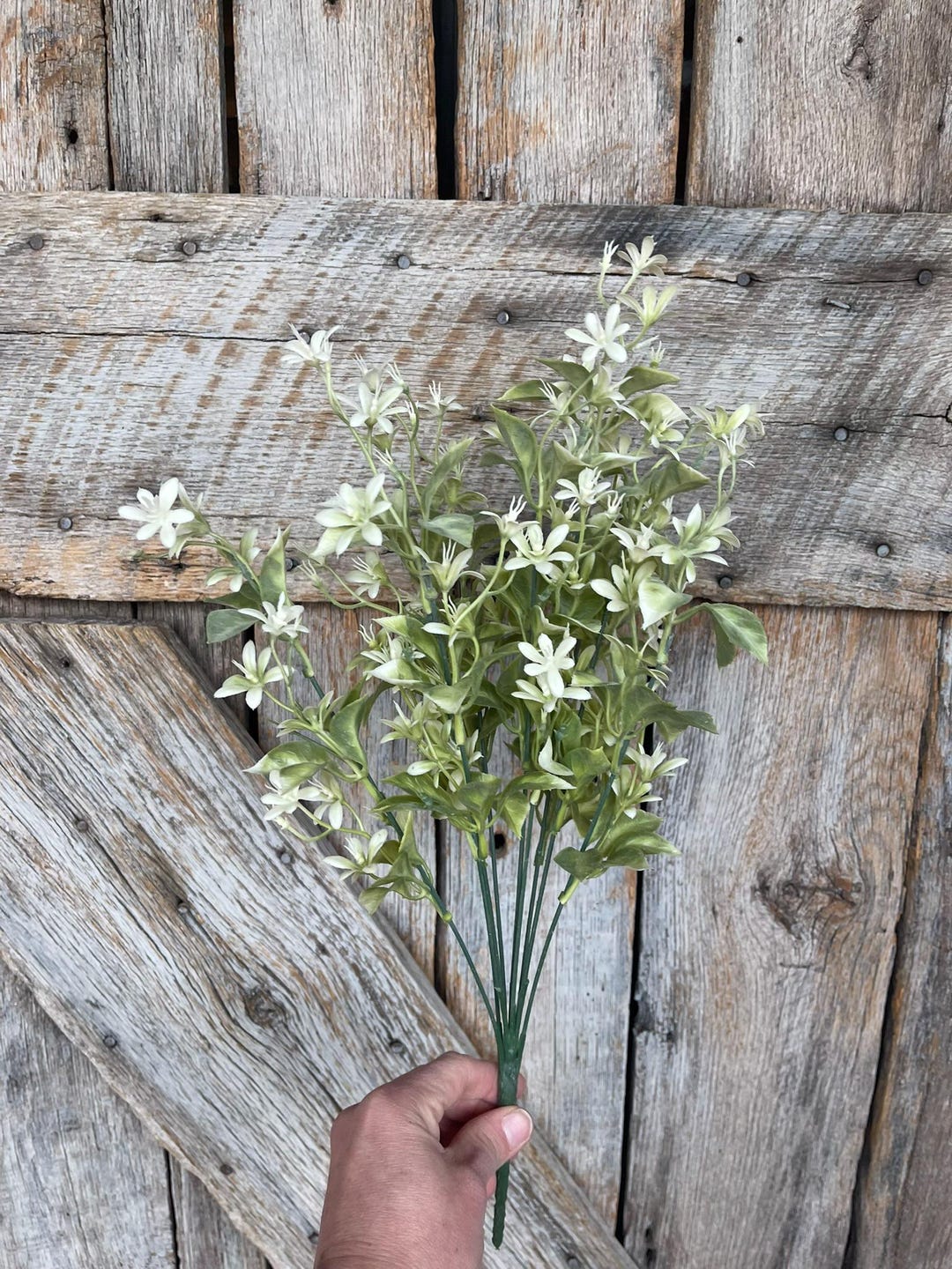 19" White Filler Greenery Bush, Greenery Bush, Filler Bush, Artificial ...