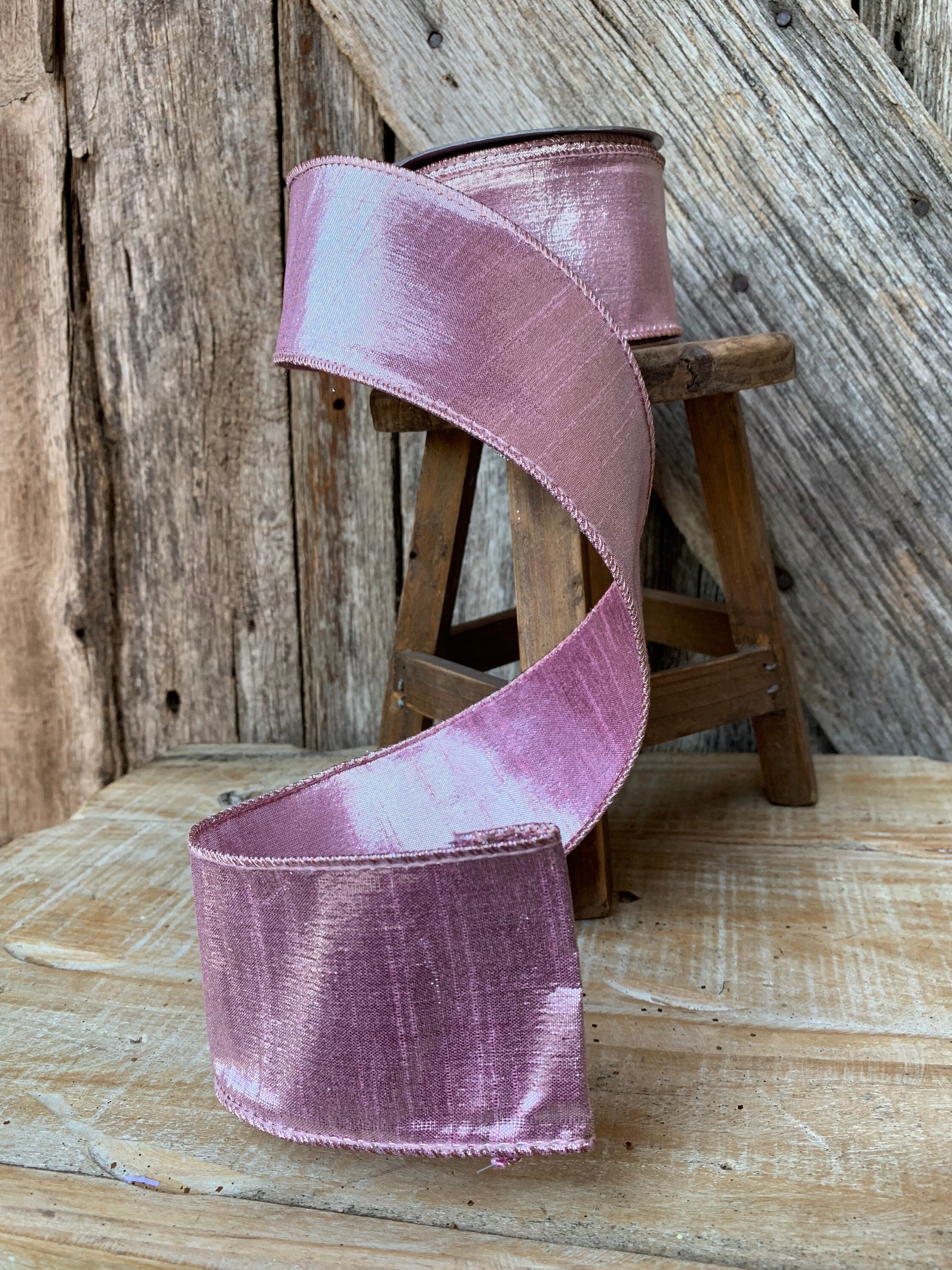 2.5 Light Pink luster ribbon, farrisilk color accent ribbon, 2.5 inch ...