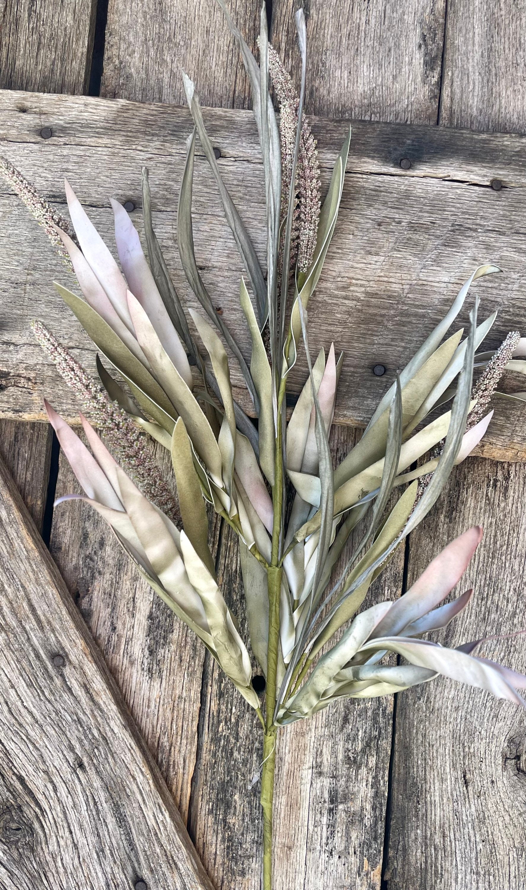 Fall sage heather bush, fall floral bush, fall bush, fall wheat filler ...